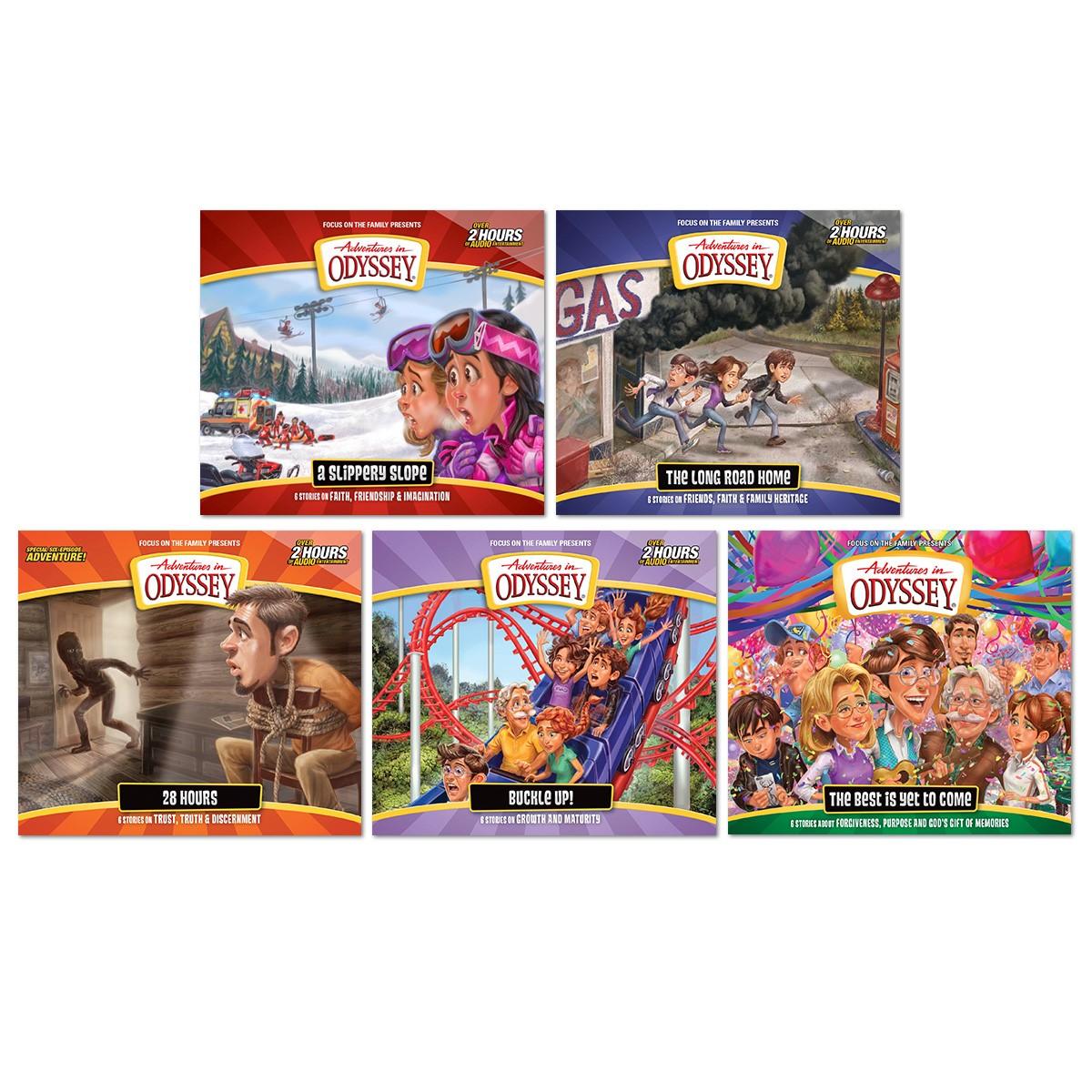 Adventures in Odyssey Albums 71-75 Value Pack